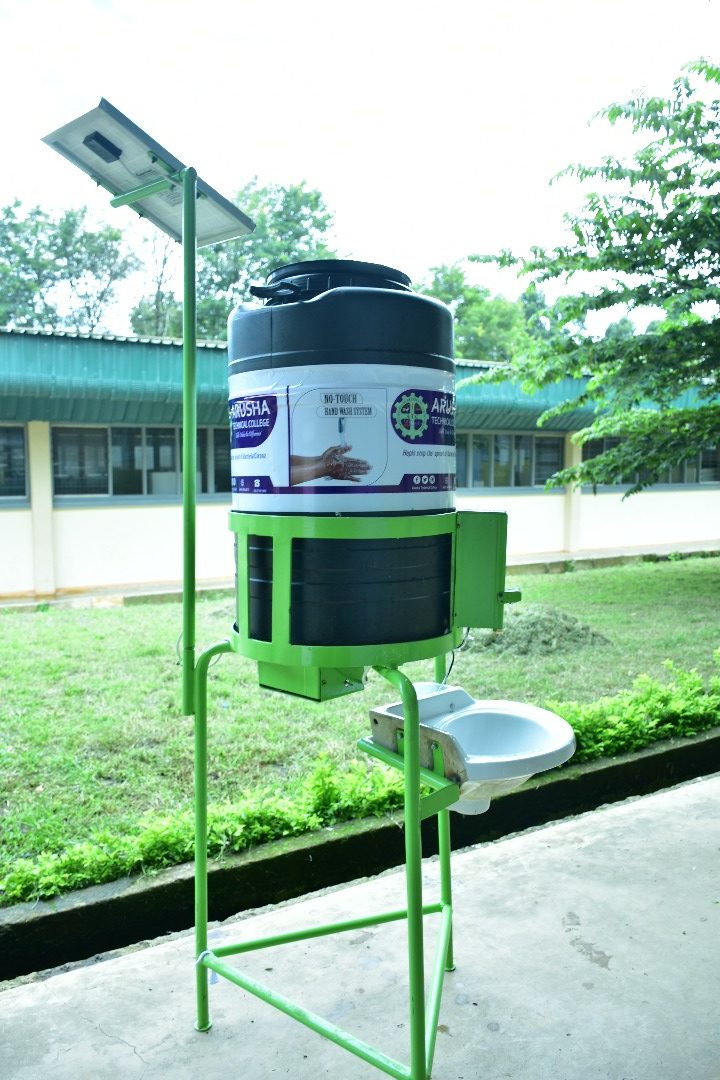 Arusha Technical College designs Solar-powered automatic hand washing ...